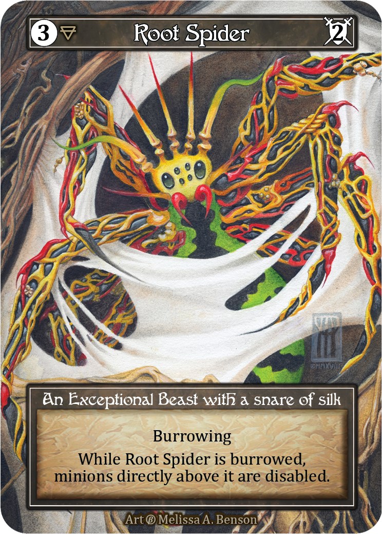 Root Spider (Foil) - Beta - Sorcery: Contested Realm