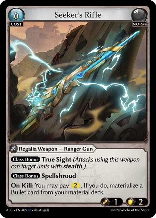 Seeker's Rifle - Alchemical Revolution - Grand Archive TCG