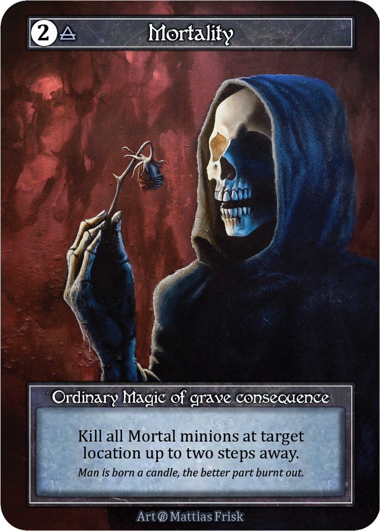 Mortality (Foil) - Beta - Sorcery: Contested Realm