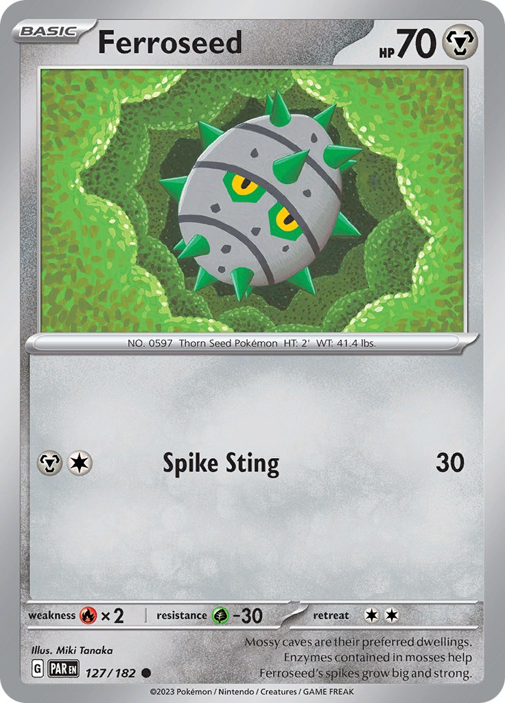 Ferroseed - SV04: Paradox Rift - Pokemon