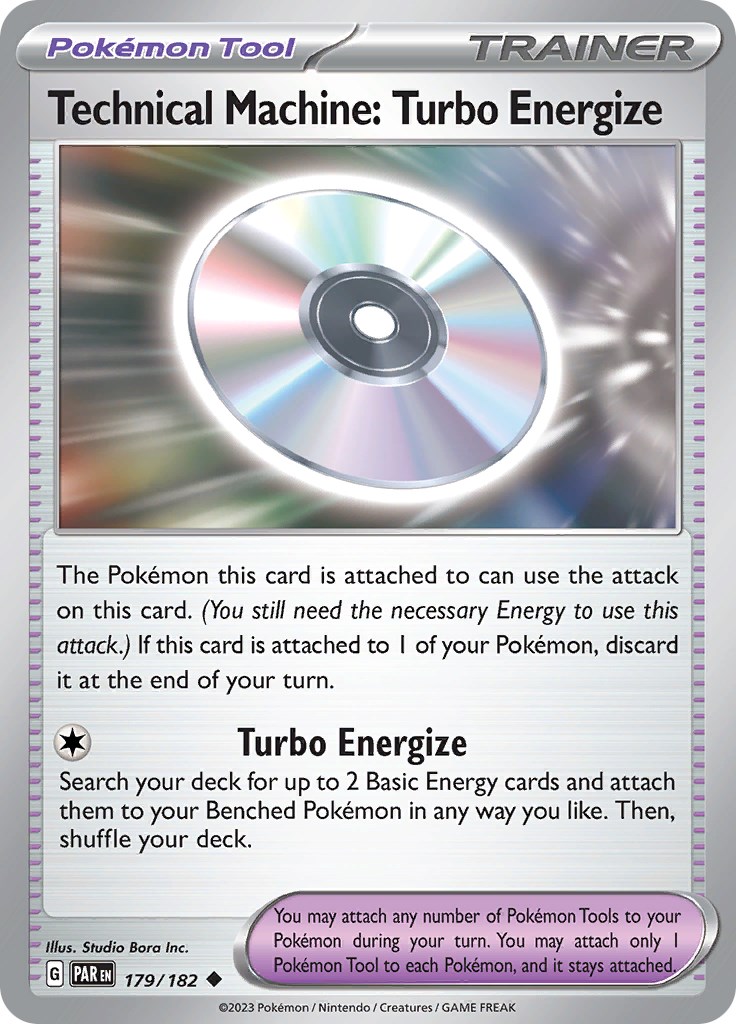 Technical Machine: Turbo Energize - SV04: Paradox Rift - Pokemon