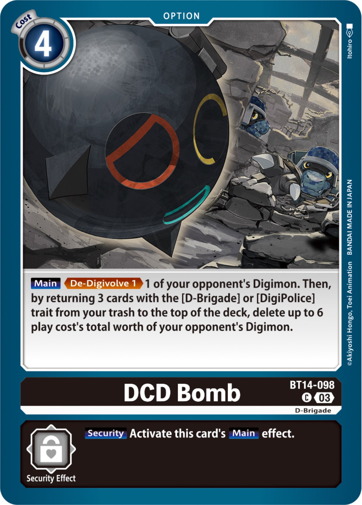 DCD Bomb - Blast Ace - Digimon Card Game