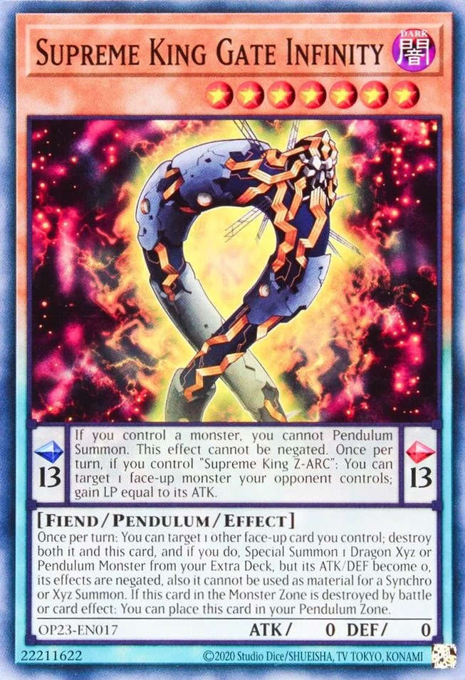 Supreme King Gate Infinity - OTS Tournament Pack 23 - YuGiOh