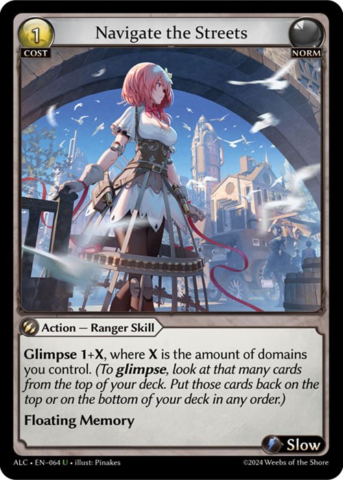 Navigate the Streets - Alchemical Revolution - Grand Archive TCG