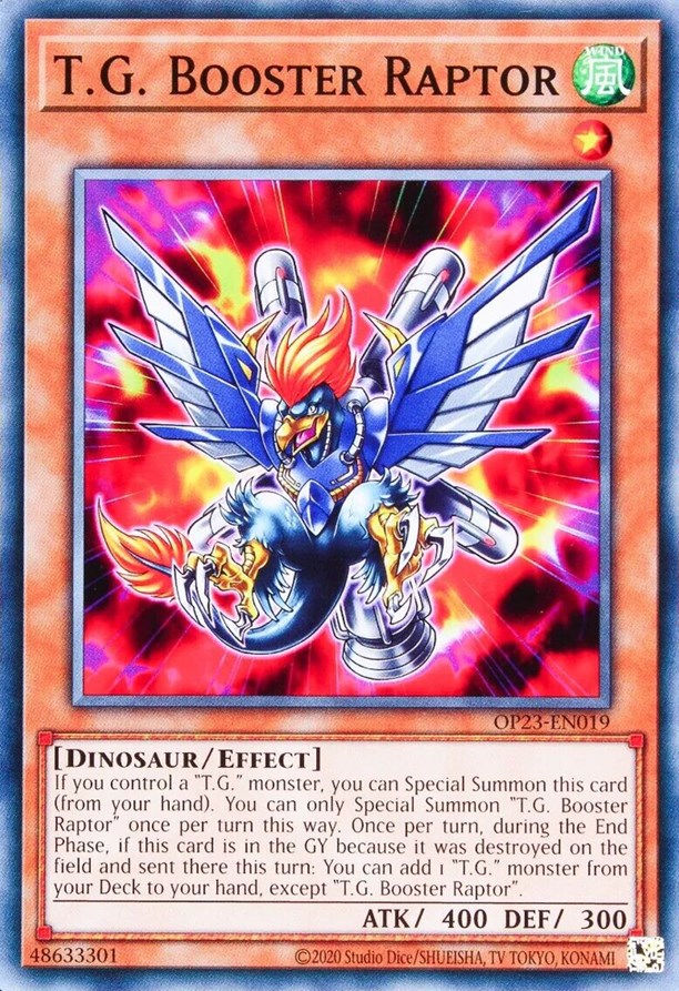 T.G. Booster Raptor - OTS Tournament Pack 23 - YuGiOh