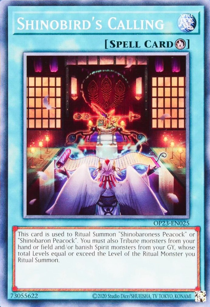 Shinobird's Calling - OTS Tournament Pack 23 - YuGiOh