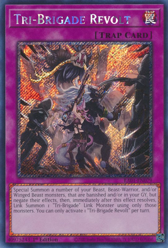 Tri-Brigade Revolt (Platinum Secret Rare) - 25th Anniversary Rarity ...