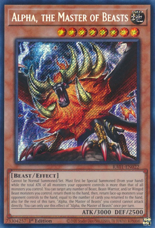 Alpha, the Master of Beasts (Secret Rare) - 25th Anniversary Rarity Collection - YuGiOh