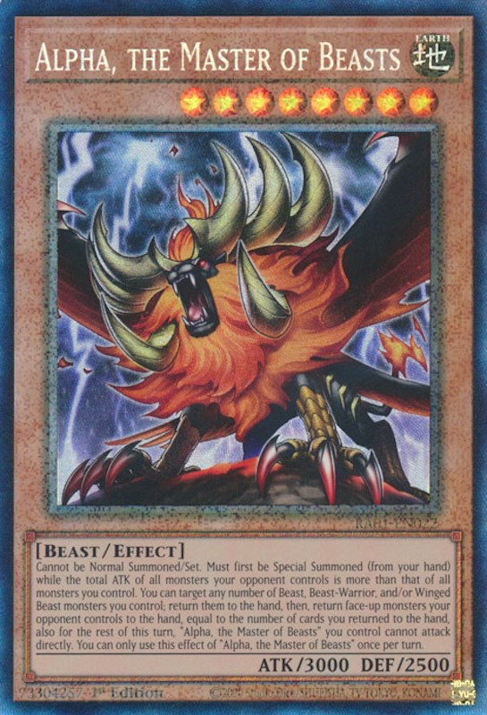 Alpha, the Master of Beasts (PCR) - 25th Anniversary Rarity Collection ...