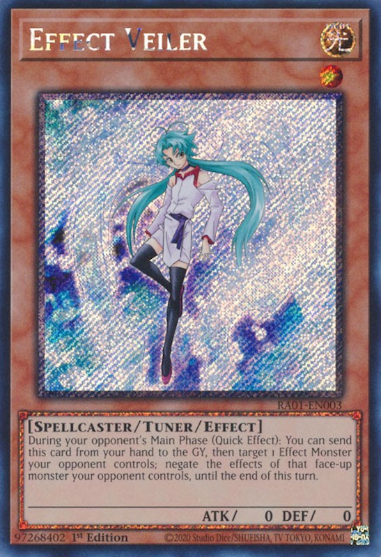 Effect Veiler (Platinum Secret Rare) - 25th Anniversary Rarity ...