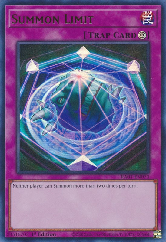 Summon Limit (UR) - 25th Anniversary Rarity Collection - YuGiOh