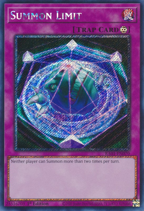 Summon Limit (Platinum Secret Rare) - 25th Anniversary Rarity ...