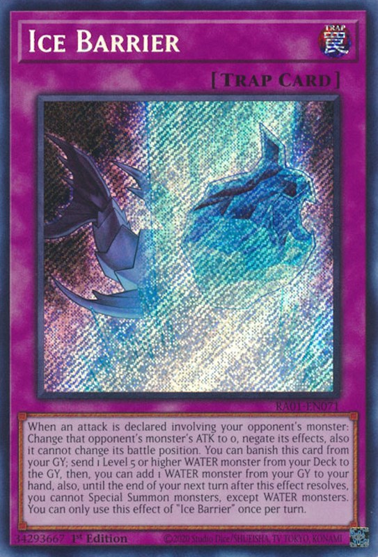 Ice Barrier (Secret Rare) - 25th Anniversary Rarity Collection - YuGiOh