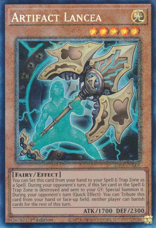 Artifact Lancea (PCR) - 25th Anniversary Rarity Collection - YuGiOh