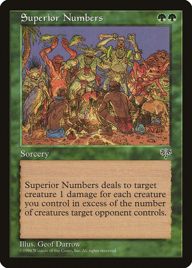 Superior Numbers - Mirage - Magic: The Gathering