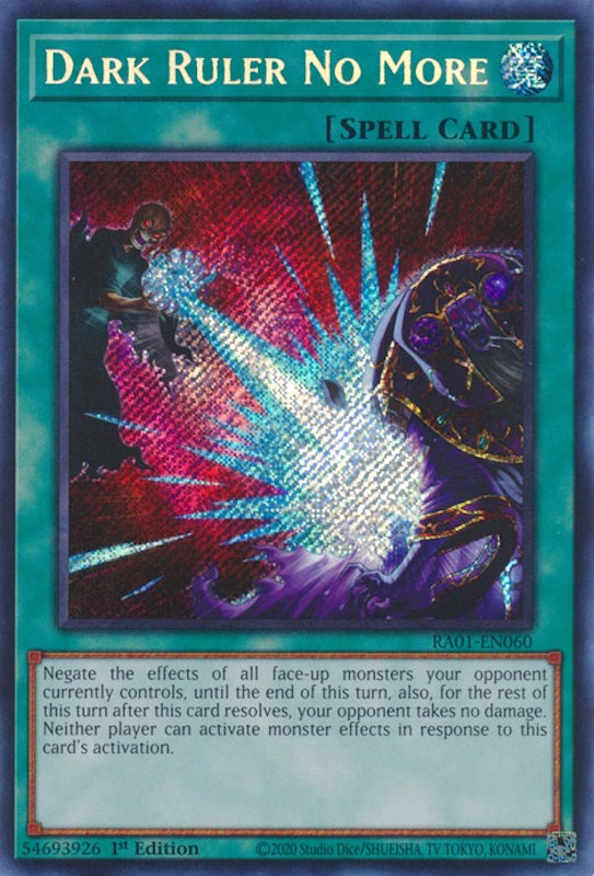 Dark Ruler No More (Secret Rare) - 25th Anniversary Rarity Collection ...