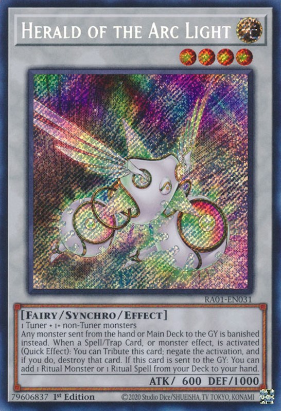 Herald of the Arc Light (Secret Rare) - 25th Anniversary Rarity ...