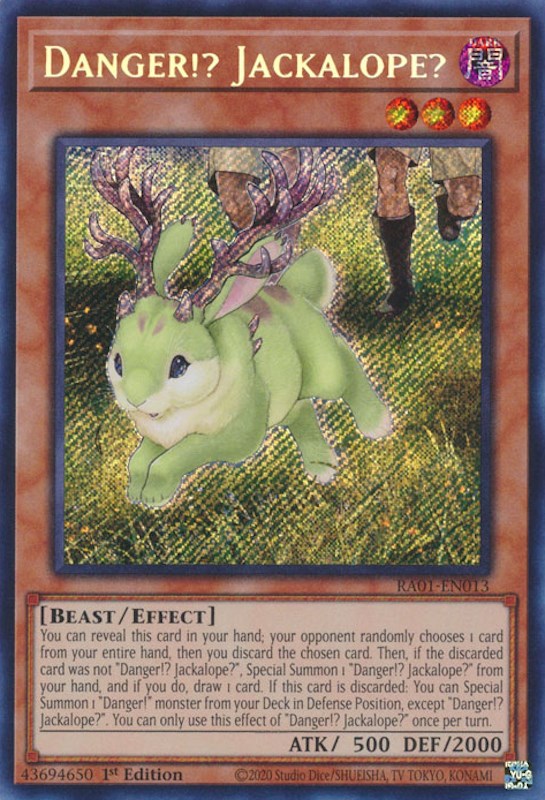 Danger!? Jackalope? (Secret Rare) - 25th Anniversary Rarity Collection - YuGiOh