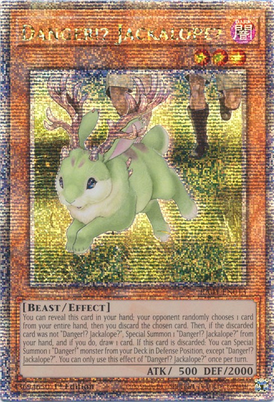 Danger!? Jackalope? (Quarter Century Secret Rare) - 25th Anniversary Rarity Collection - YuGiOh