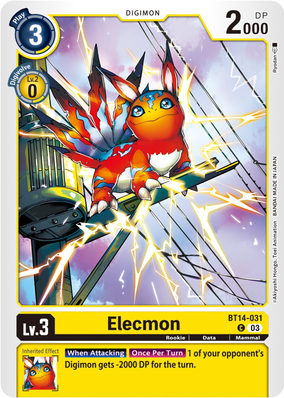 Elecmon - Blast Ace - Digimon Card Game