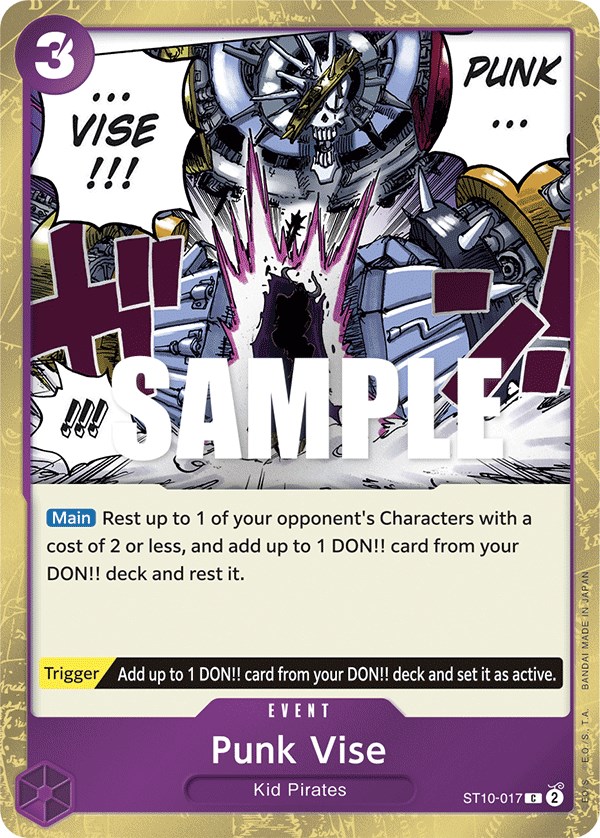 Punk Vise - Ultra Deck: The Three Captains - One Piece Card Game