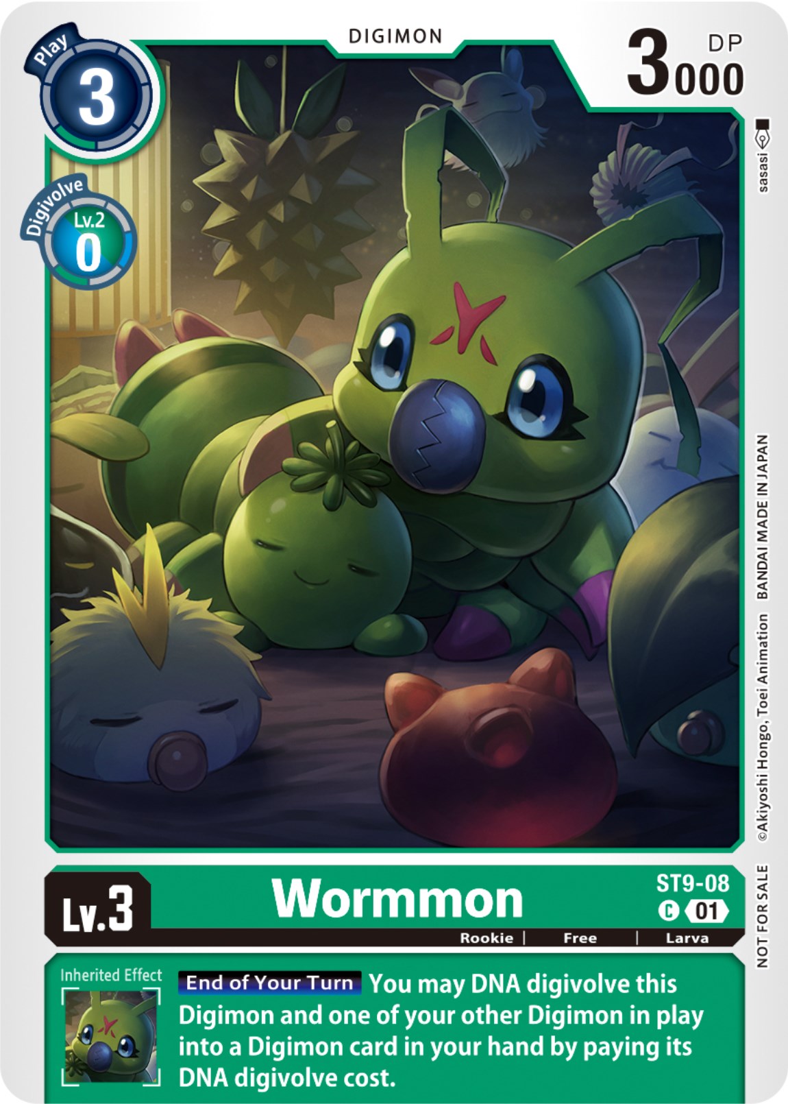Wormmon (NYCC 2023 Demo Deck) - Starter Deck 09: Ultimate Ancient ...