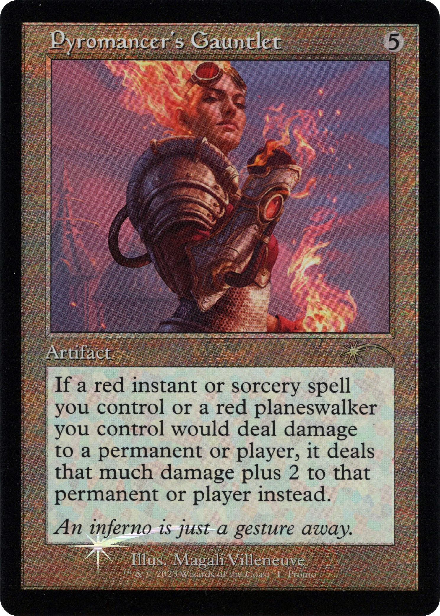 Pyromancer's Gauntlet (Retro Frame) - Media Promos - Magic: The Gathering