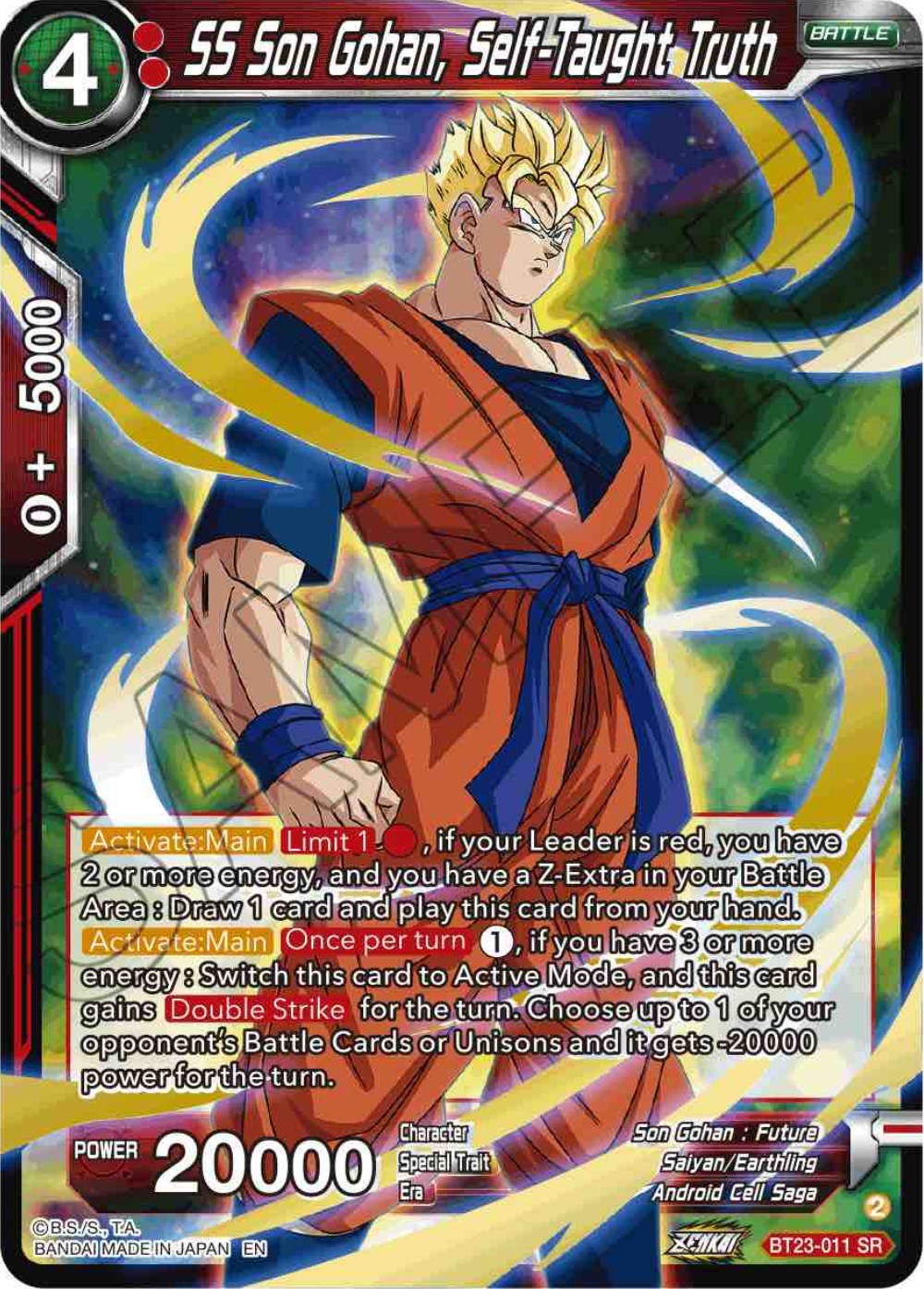 SS Son Gohan, Self-Taught Truth - Perfect Combination - Dragon Ball ...
