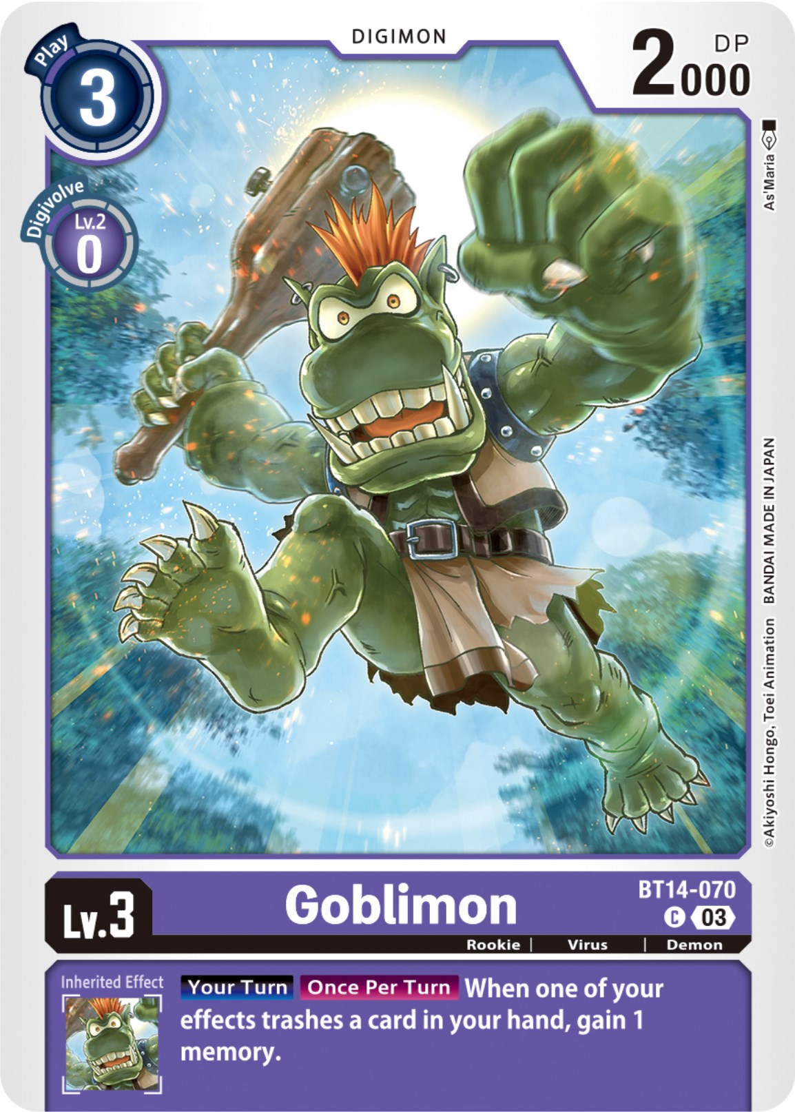Goblimon - Blast Ace - Digimon Card Game