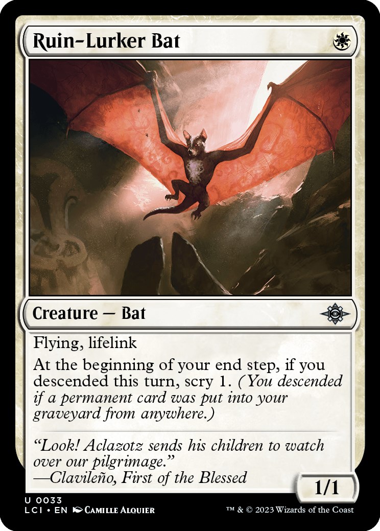 Ruin-Lurker Bat - The Lost Caverns of Ixalan - Magic: The Gathering
