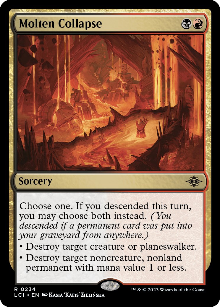 Molten Collapse - The Lost Caverns of Ixalan - Magic: The Gathering