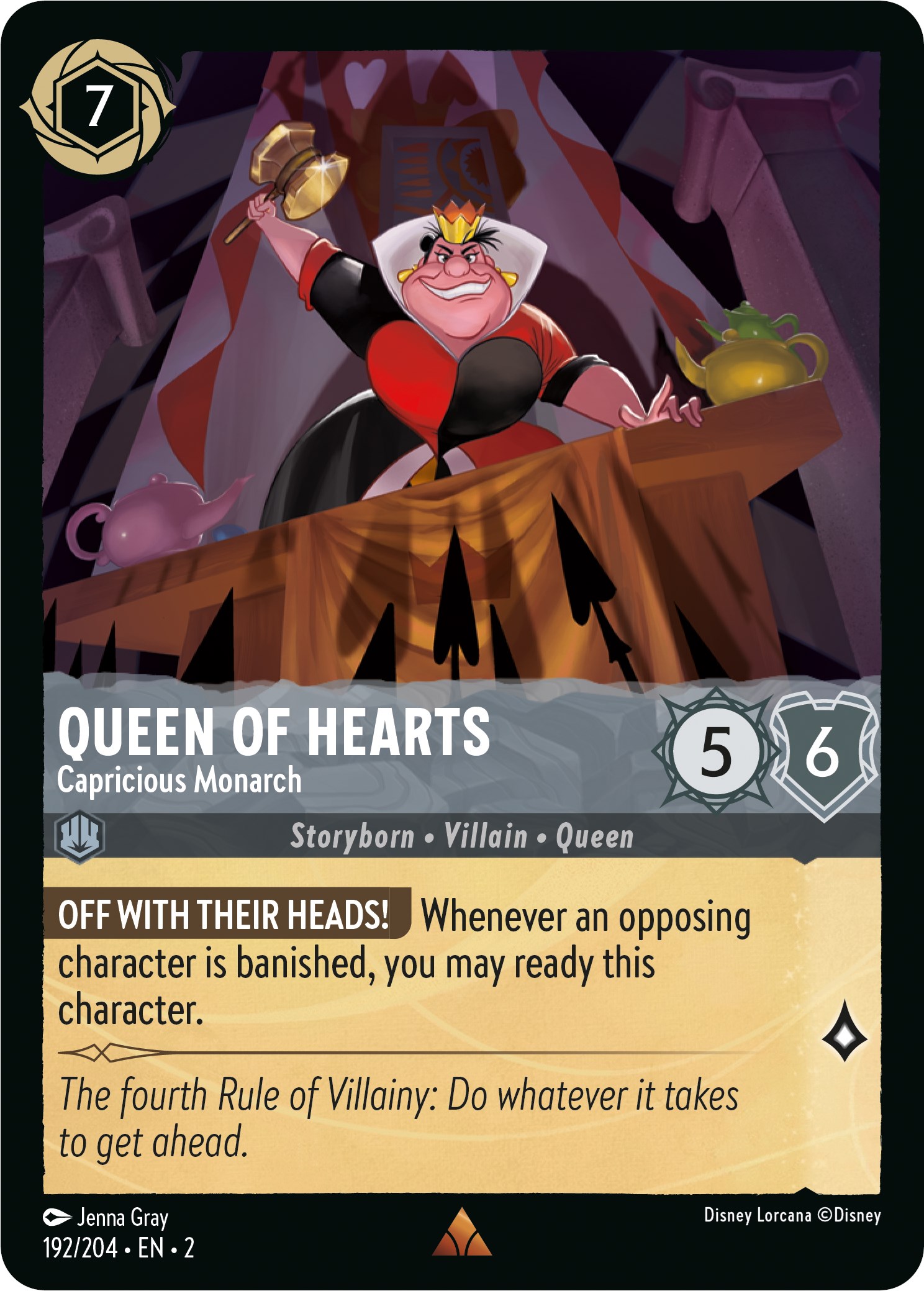 Queen of Hearts - Capricious Monarch - Rise of the Floodborn - Disney ...