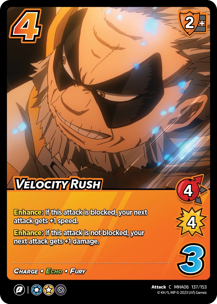 Velocity Rush - UniVersus: My Hero Academia: Jet Burn - UniVersus