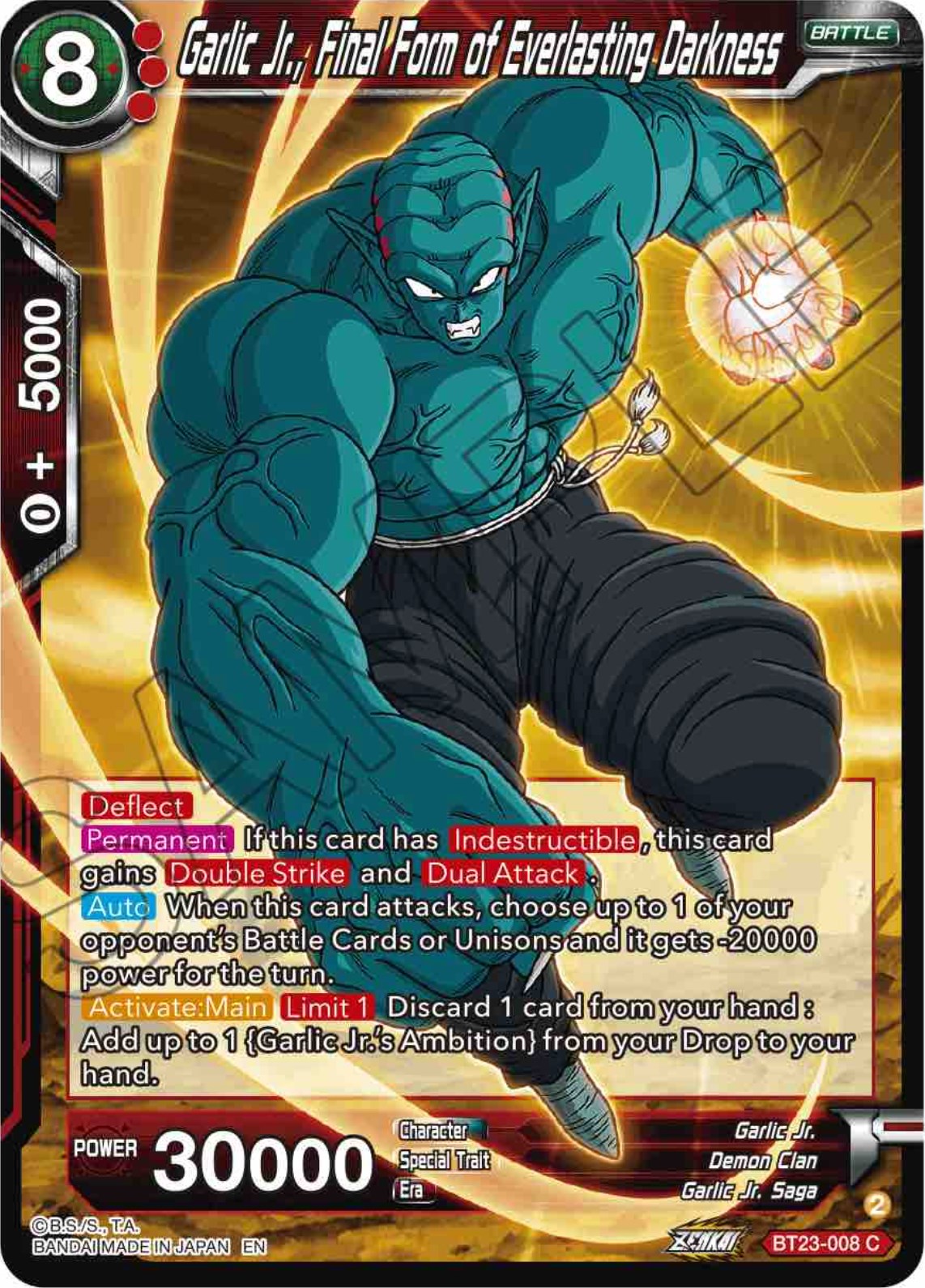 Garlic Jr., Final Form of Everlasting Darkness - Perfect Combination ...