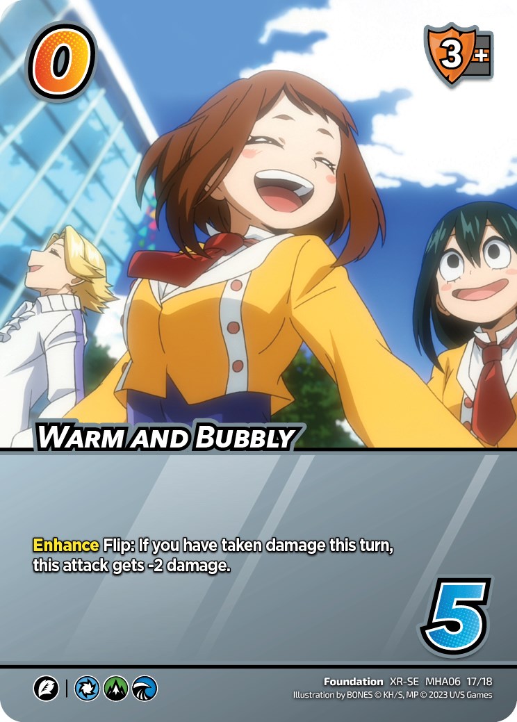 Warm and Bubbly (XR) - UniVersus: My Hero Academia: Jet Burn - UniVersus