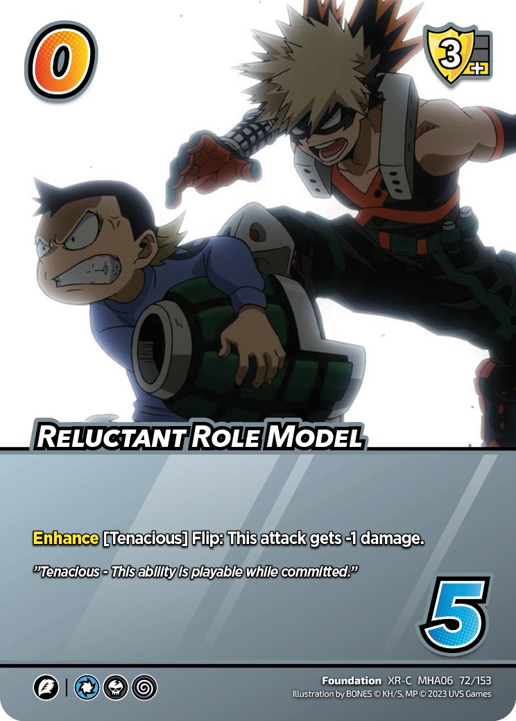Reluctant Role Model (XR) - UniVersus: My Hero Academia: Jet Burn - UniVersus