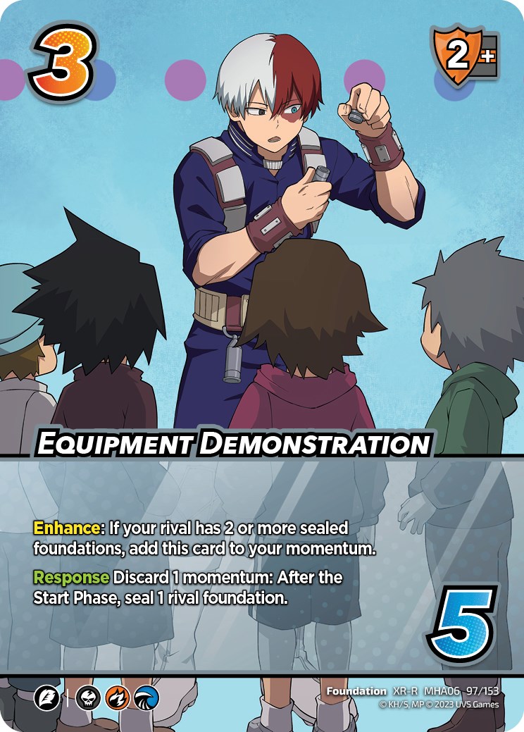 Equipment Demonstration (XR) - UniVersus: My Hero Academia: Jet Burn ...