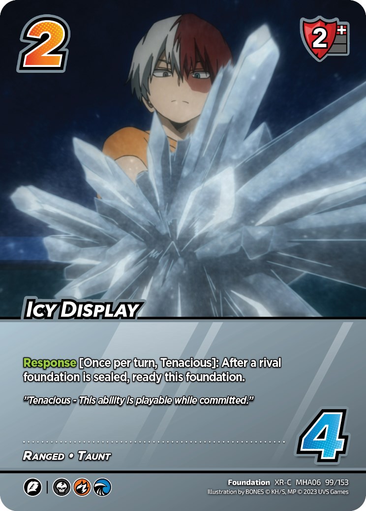 Icy Display (XR) - UniVersus: My Hero Academia: Jet Burn - UniVersus