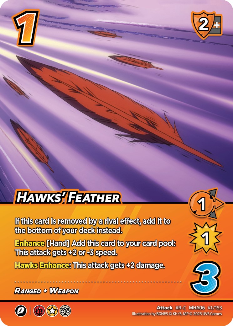 Hawks' Feather (XR) - UniVersus: My Hero Academia: Jet Burn - UniVersus
