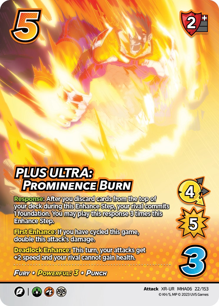 PLUS ULTRA: Prominence Burn (XR) - UniVersus: My Hero Academia: Jet ...