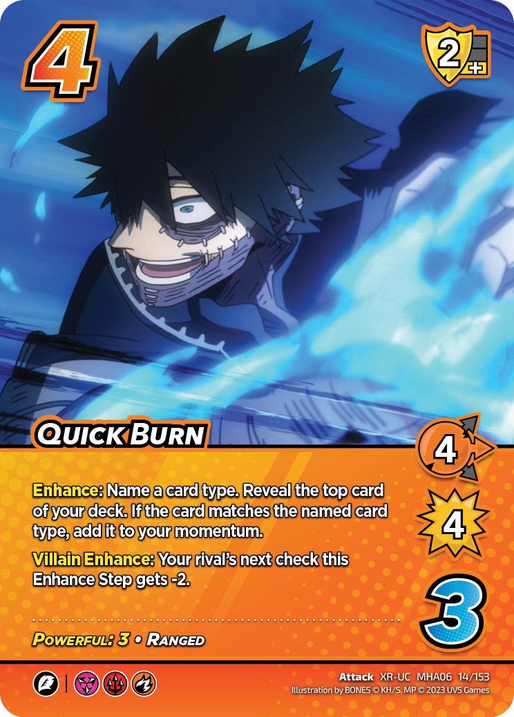 Quick Burn (XR) - UniVersus: My Hero Academia: Jet Burn - UniVersus