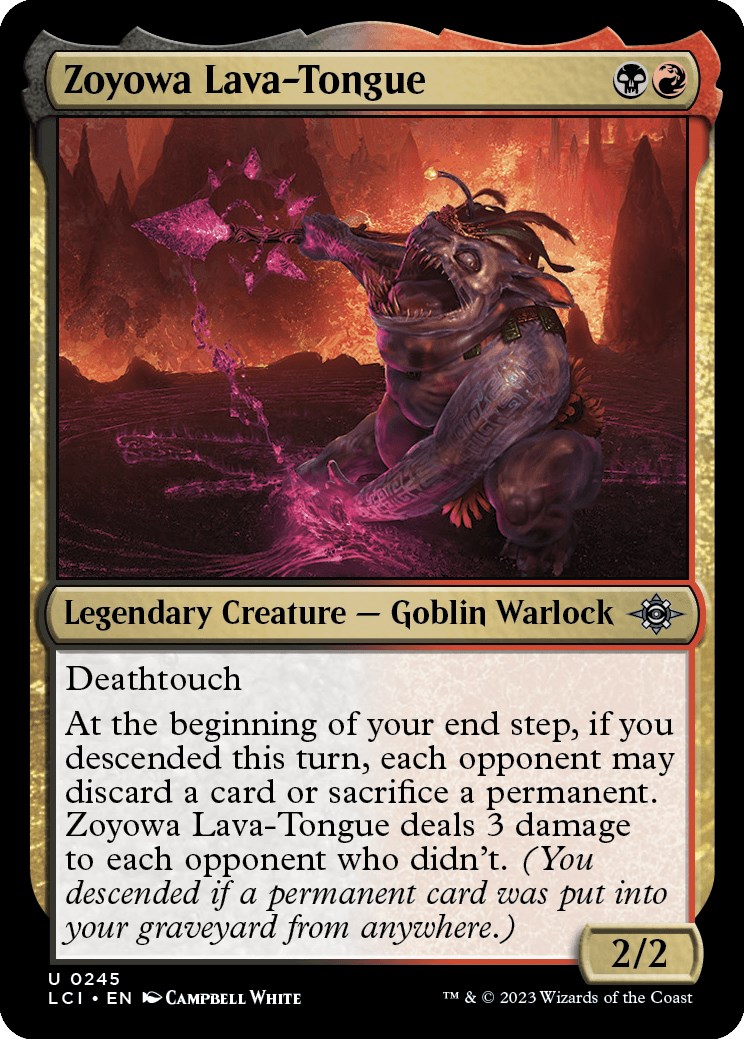 Zoyowa Lava-Tongue - The Lost Caverns of Ixalan - Magic: The Gathering