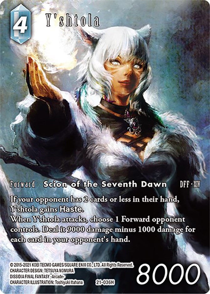 Y'shtola (Full Art) - Beyond Destiny - Final Fantasy TCG