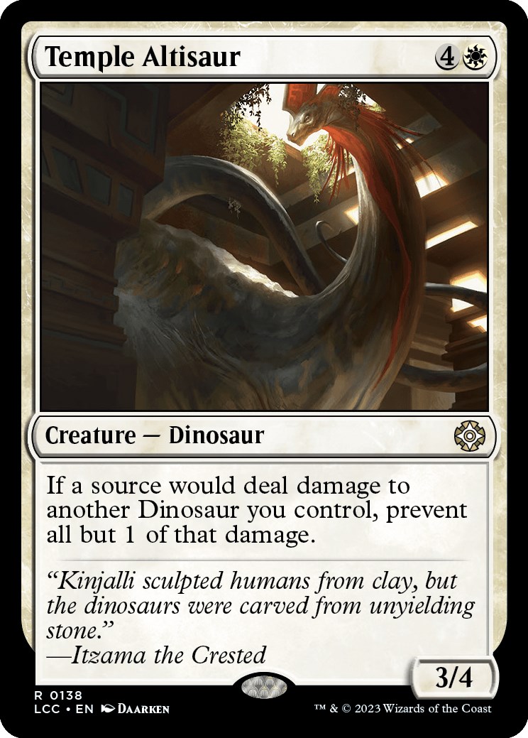 Temple Altisaur - Commander: The Lost Caverns of Ixalan - Magic: The ...