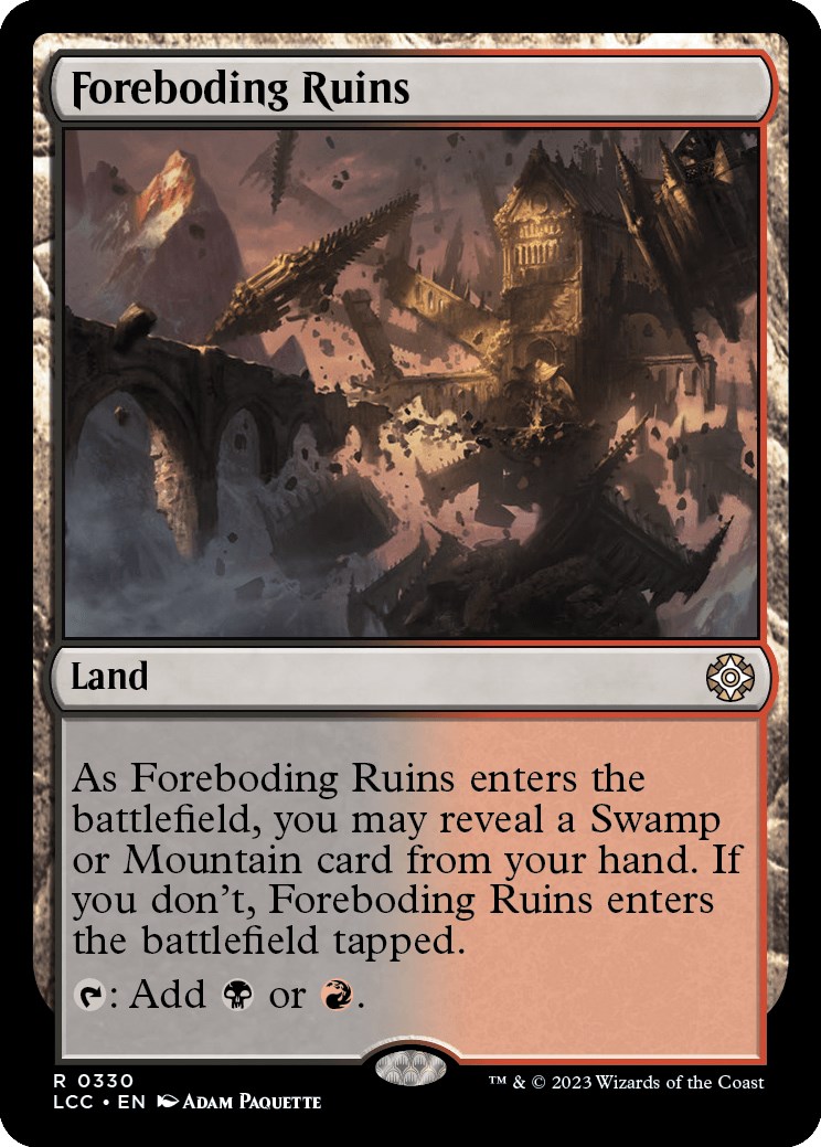 Foreboding Ruins - Commander: The Lost Caverns of Ixalan - Magic: The ...