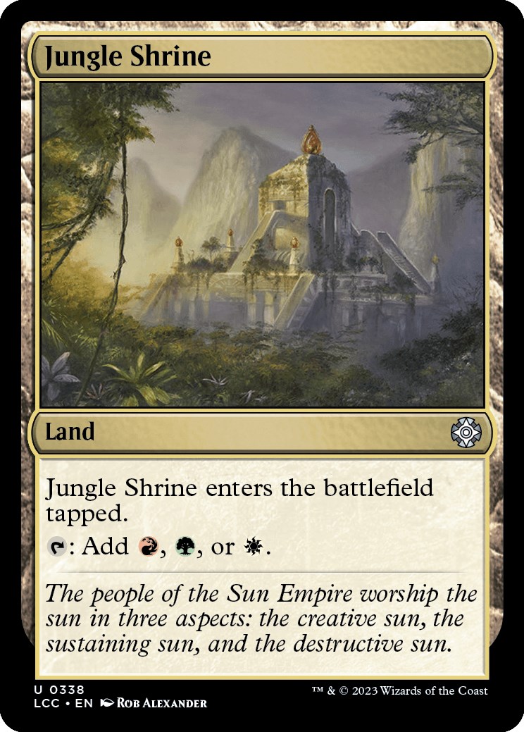 Jungle Shrine - Commander: The Lost Caverns of Ixalan - Magic: The ...