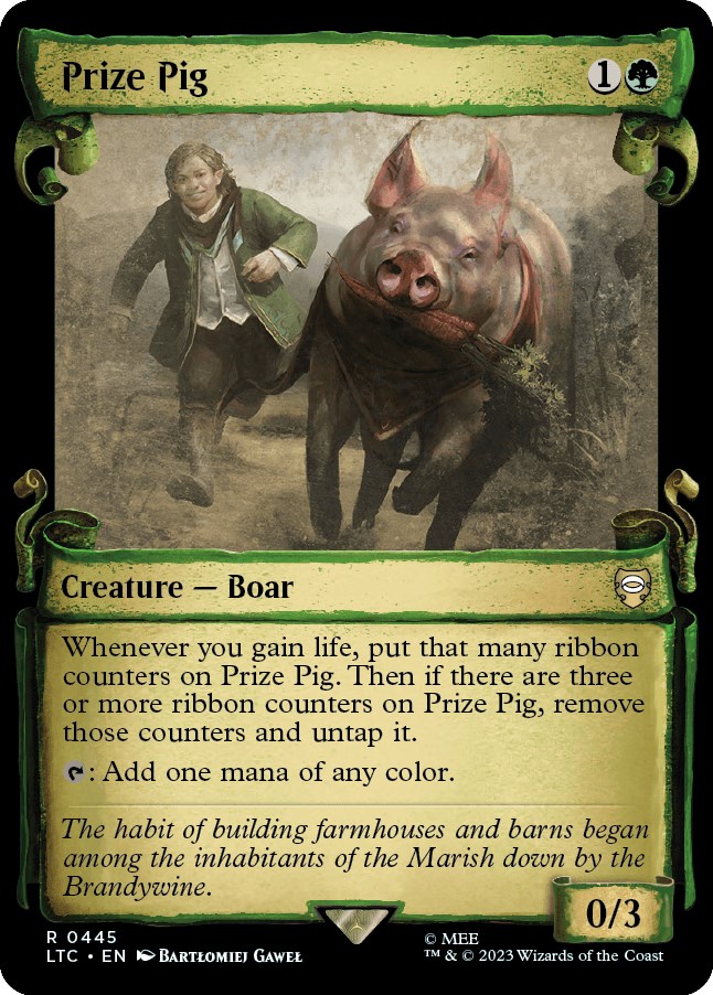 Prize Pig (Showcase Scrolls) - Commander: The Lord of the Rings: Tales ...