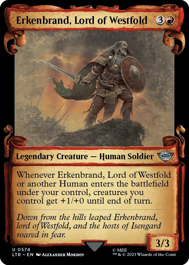 Erkenbrand, Lord of Westfold (Showcase Scrolls) - Universes Beyond: The ...