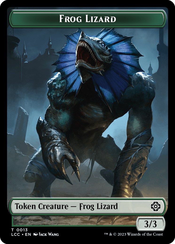 Frog Lizard // Merfolk (0003) Double-Sided Token - Commander: The Lost ...