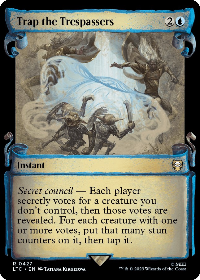 Trap the Trespassers (Showcase Scrolls) - Commander: The Lord of the ...